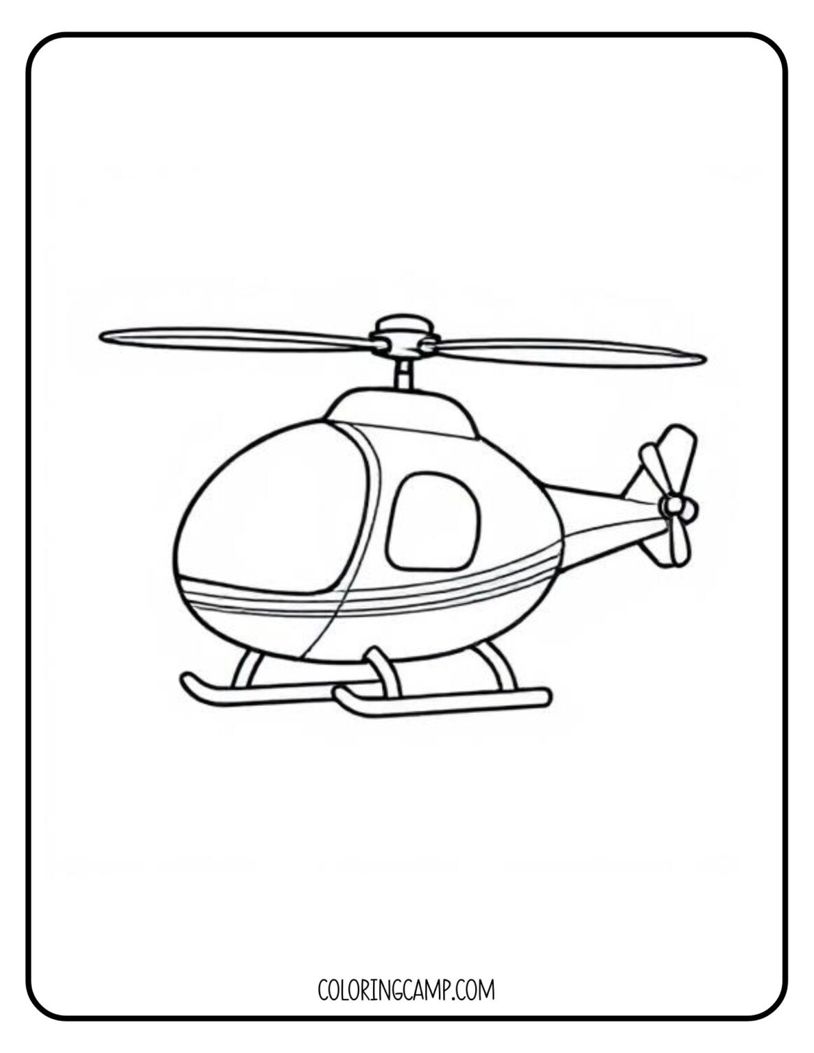 Helicopter Coloring Pages | www.coloringcamp.com