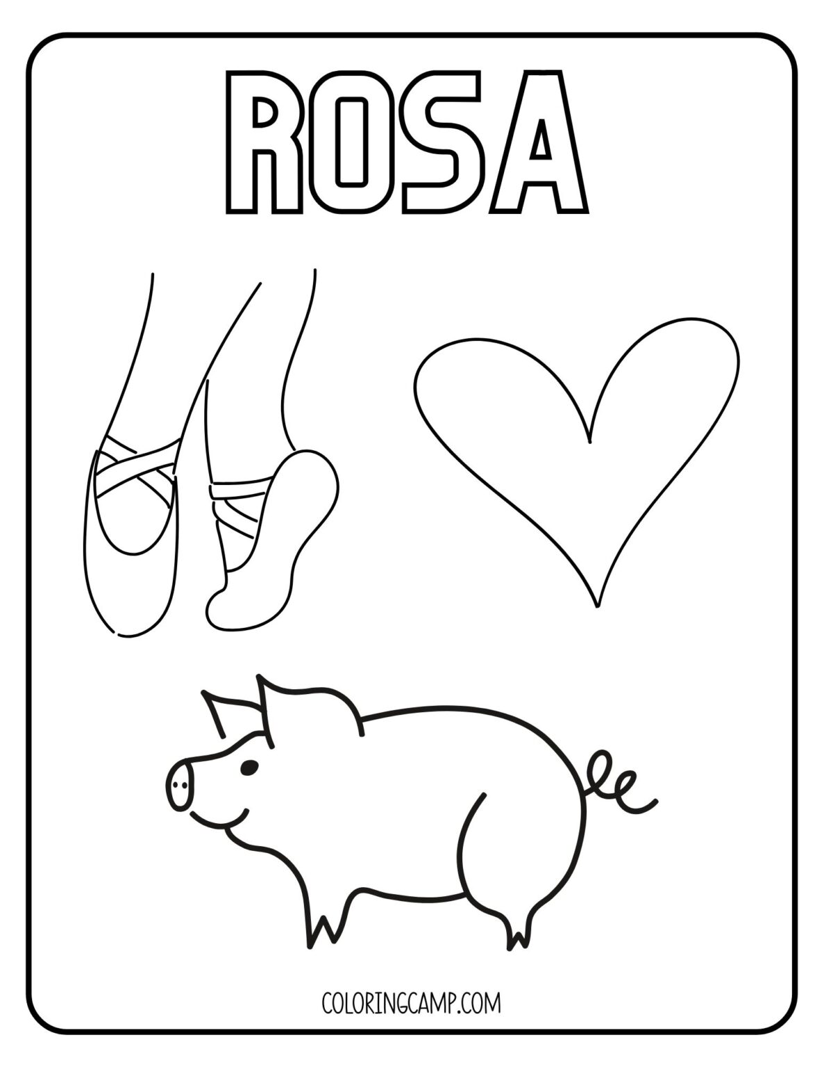 Spanish Colors Coloring Pages | www.coloringcamp.com
