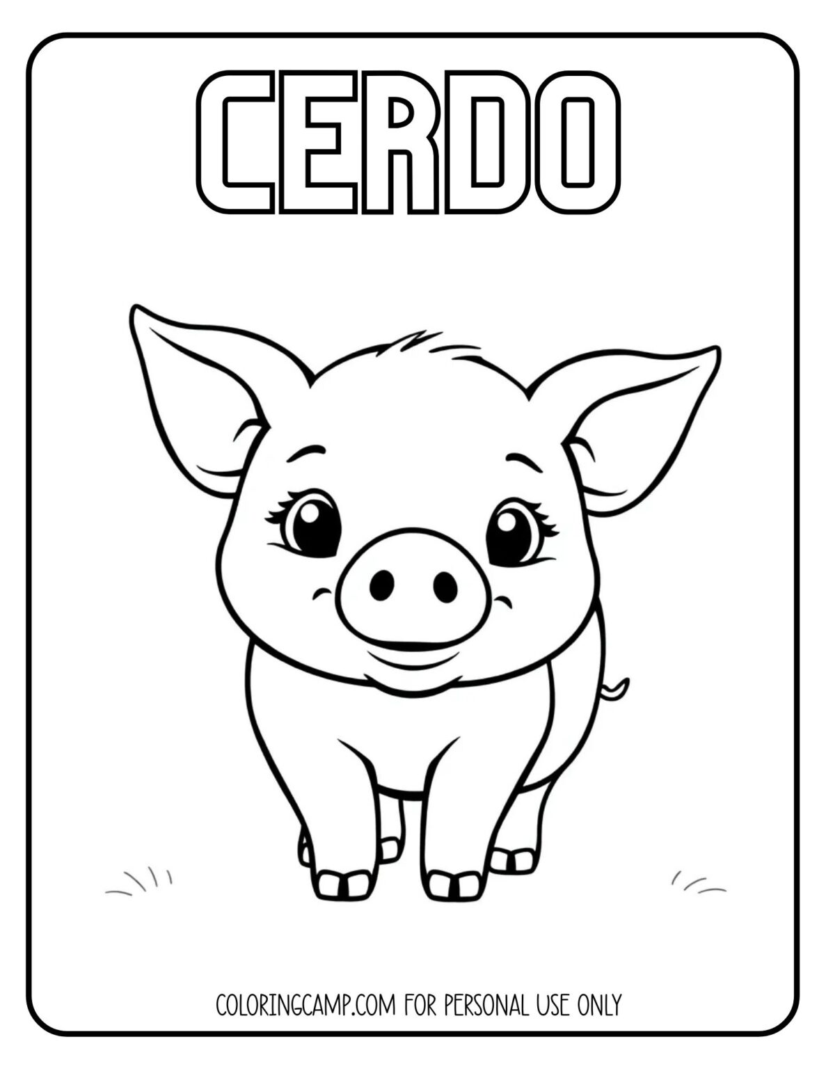 Spanish Animal Coloring Pages | www.coloringcamp.com