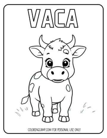 Spanish Animal Coloring Pages | www.coloringcamp.com