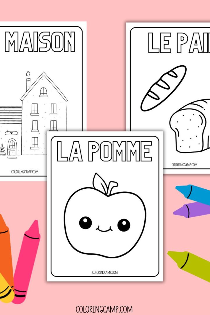 Beach Color By Number Coloring Pages | www.coloringcamp.com