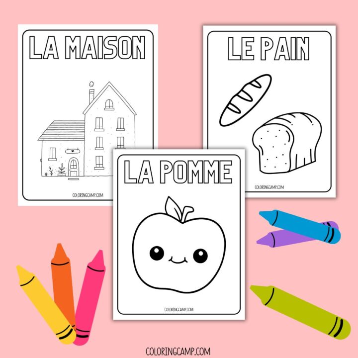 French Coloring Pages for Kids | www.coloringcamp.com