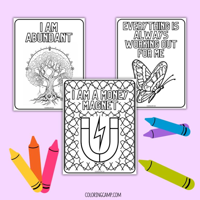 Manifestation Coloring Pages | www.coloringcamp.com