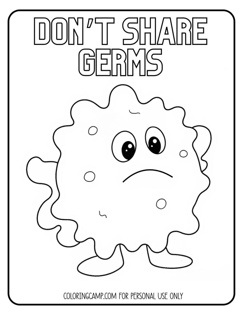 Germs Coloring Pages | www.coloringcamp.com