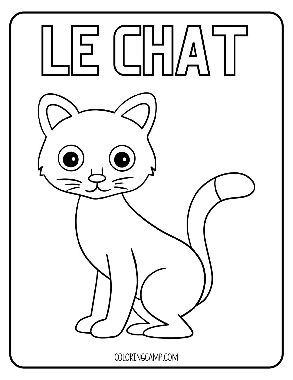 French Coloring Pages for Kids | www.coloringcamp.com