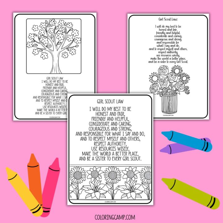 Free Girl Scout Law Coloring Pages | www.coloringcamp.com