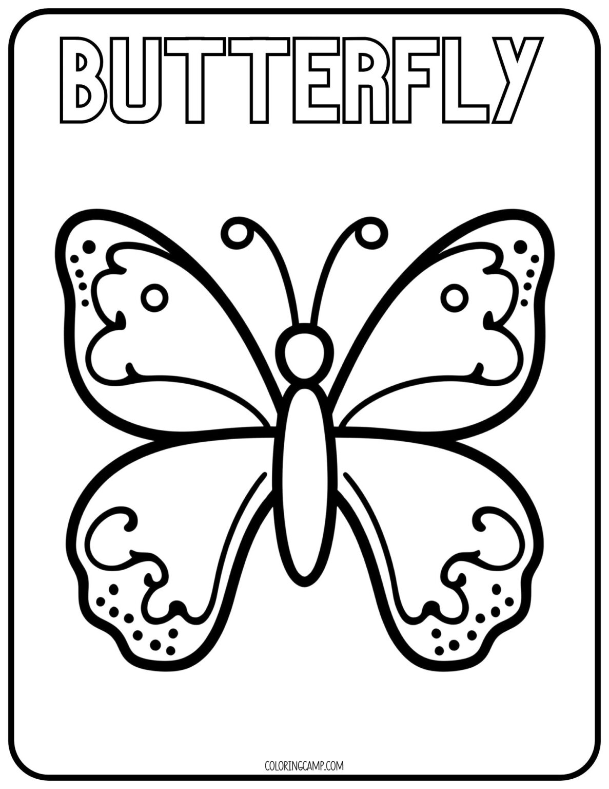 Toddler Coloring Pages | www.coloringcamp.com