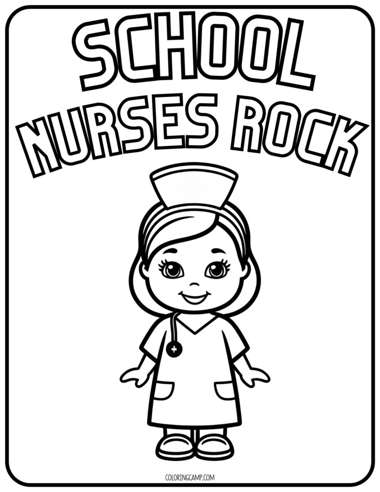 School Nurse Coloring Pages | www.coloringcamp.com