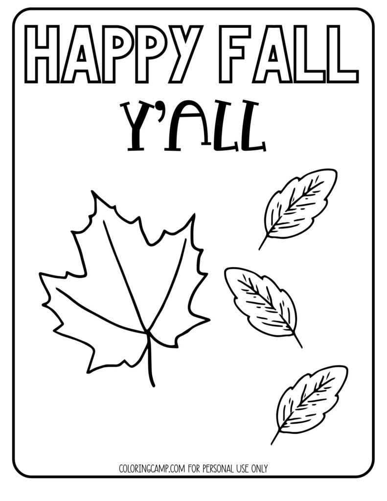 Preschool Thanksgiving Coloring Pages | www.coloringcamp.com
