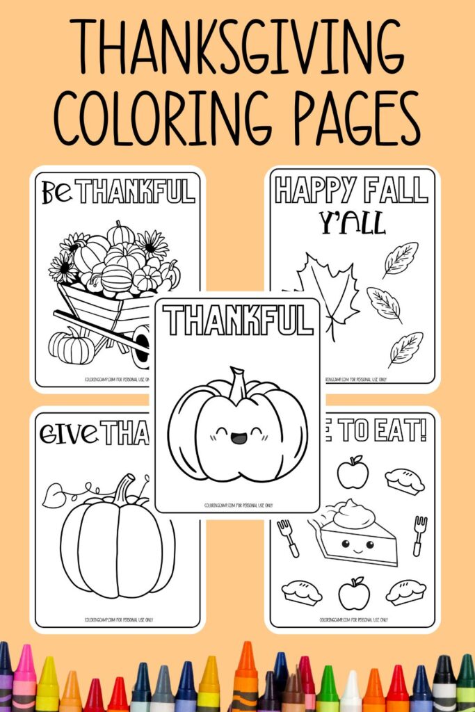 Preschool Thanksgiving Coloring Pages | www.coloringcamp.com