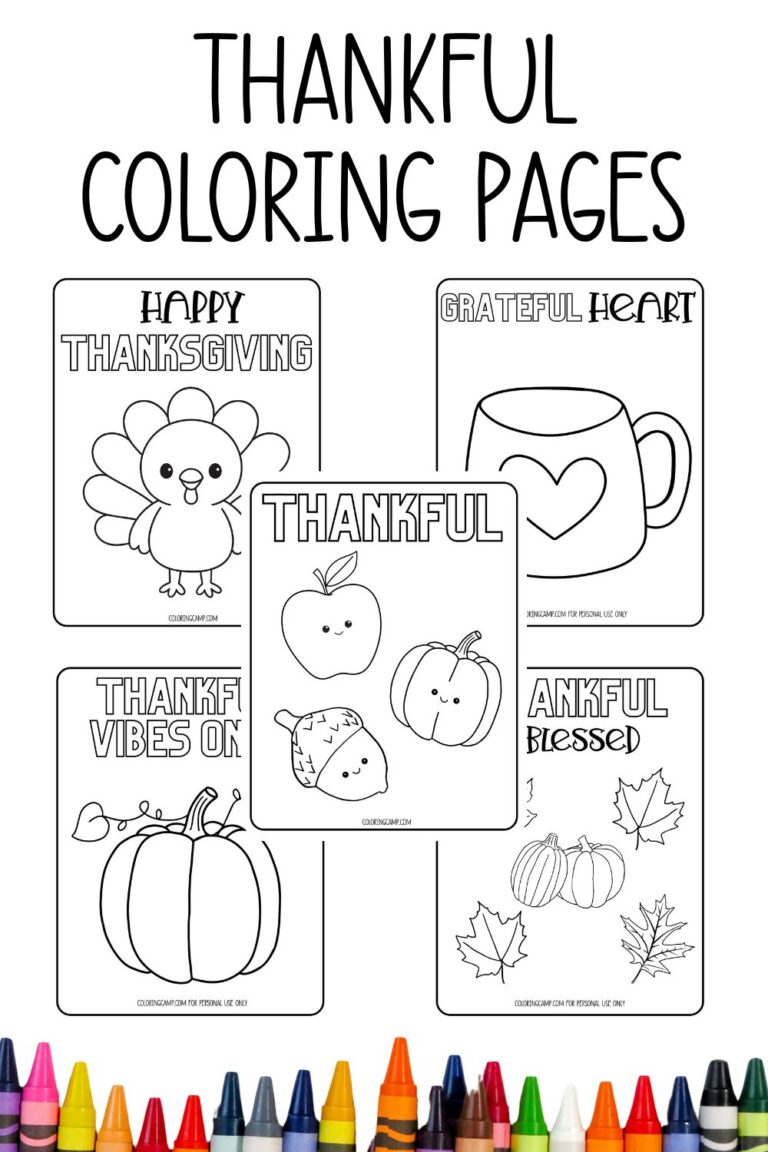 Thankful Coloring Pages | www.coloringcamp.com