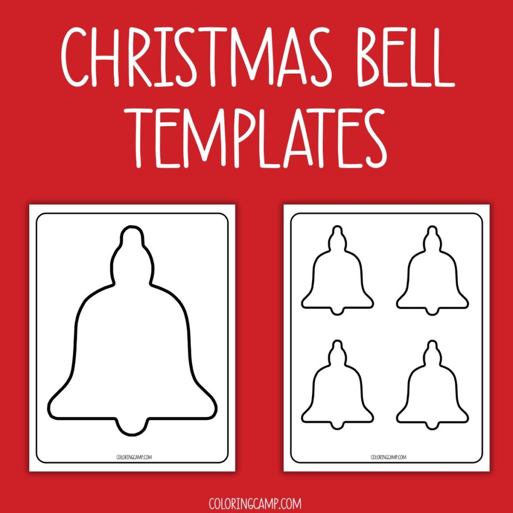 Christmas Bell Templates | www.coloringcamp.com