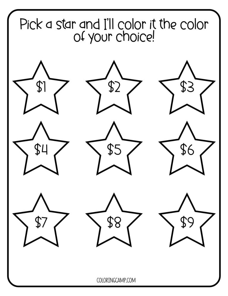 Fundraising Coloring Pages | www.coloringcamp.com