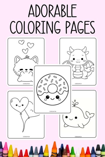 Adorable Coloring Pages | www.coloringcamp.com