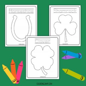 St Patrick's Day Tracing Worksheets | www.coloringcamp.com