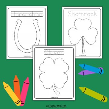 St Patrick's Day Tracing Worksheets | www.coloringcamp.com