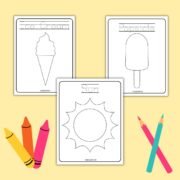 Spring Tracing Worksheets | www.coloringcamp.com